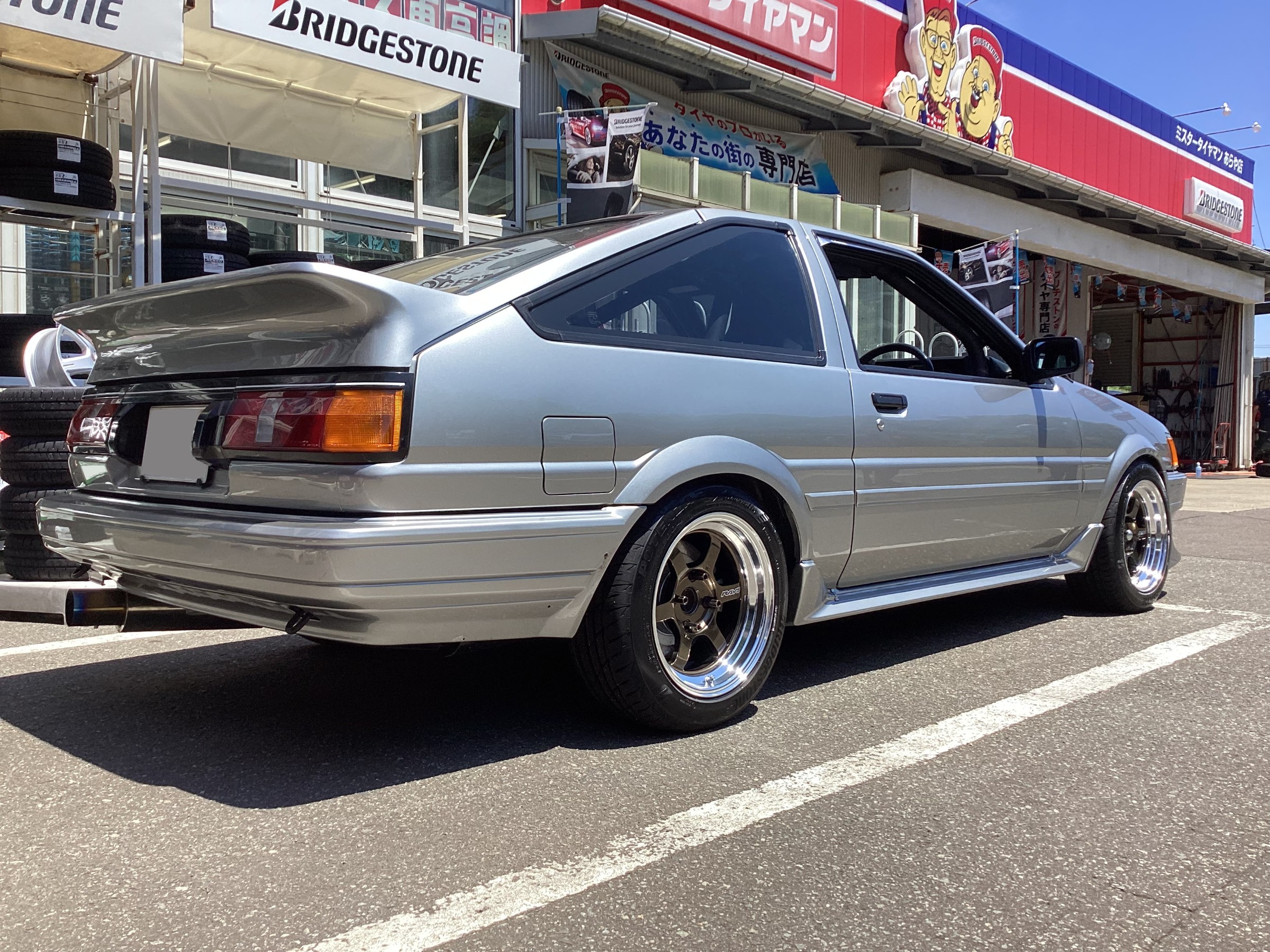 レビン AE86 RAYS VOLK RACING TE37V spec-SR | スタッフ日記 | ミスタータイヤマン あらや店 | 秋田県 ...